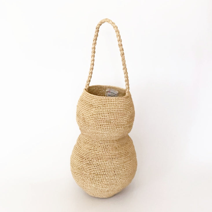 Raffia Gourd Bag – Natural Craft Shop